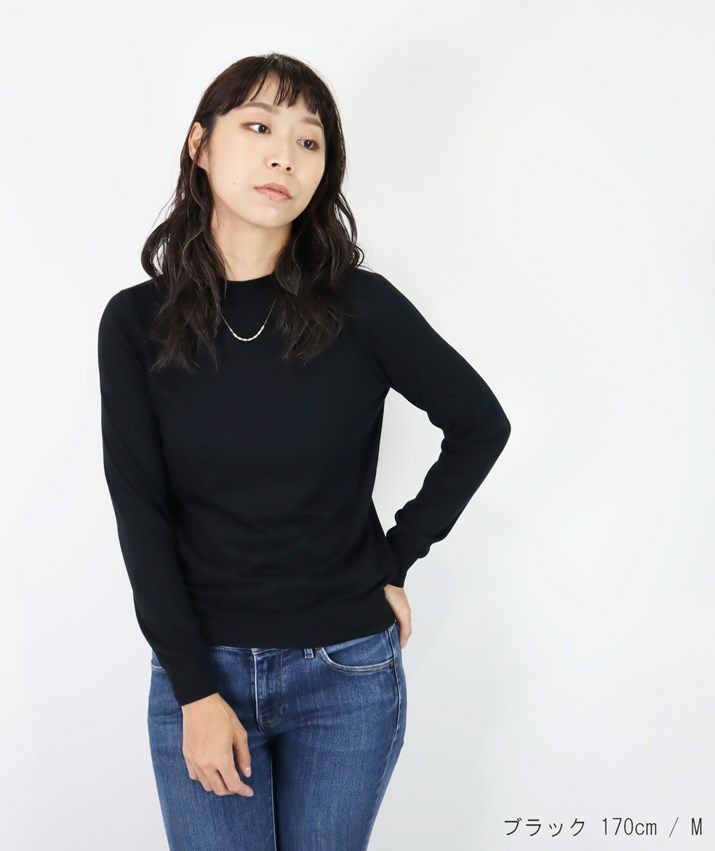 シルクカシミヤハイネックセーター | Milestone公式オンラインストア